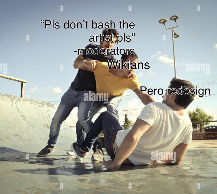 Basically the only way I can sum up the wikis reaction to the pero redesign: | Fandom