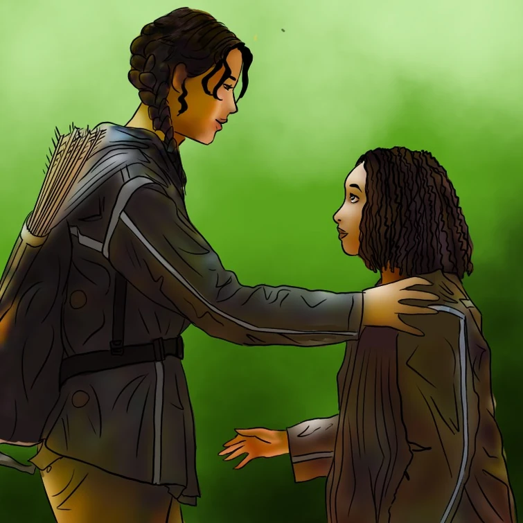 Katniss and rue! | Fandom
