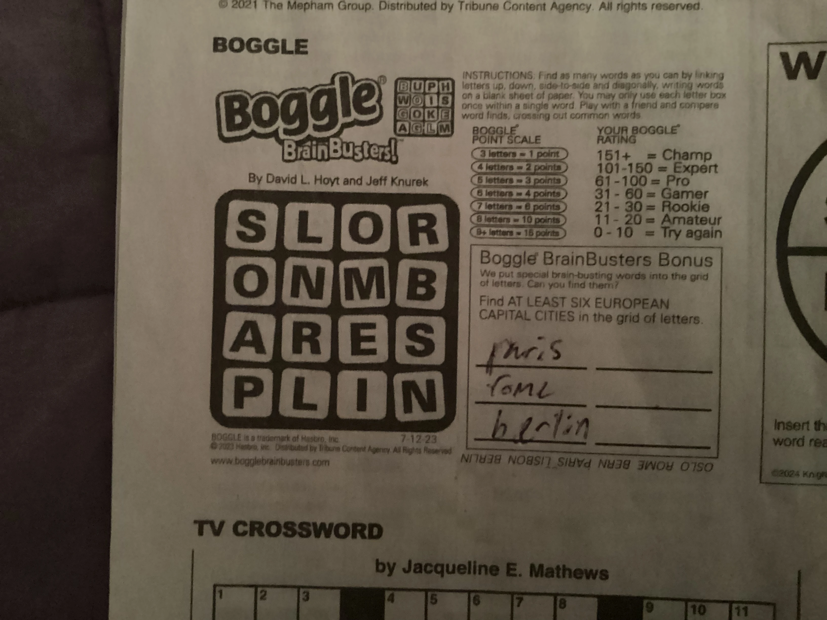 Playing boggle (ft.Ares lol) | Fandom