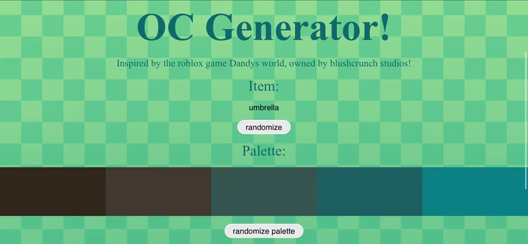 Making oc’s over a perhance generator // PART ONE | Fandom