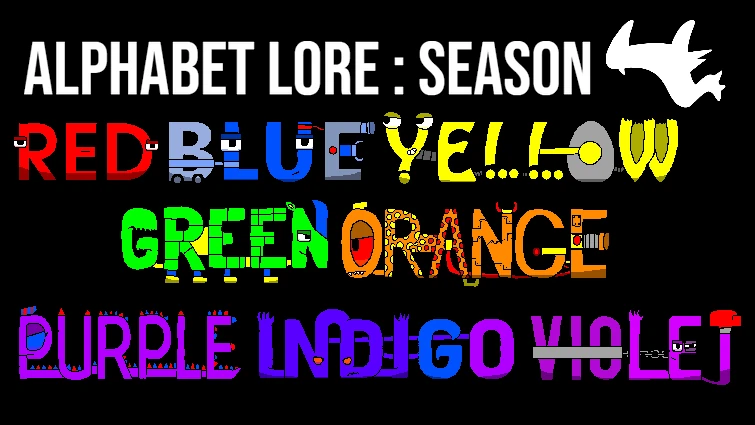Colour Lore: Season 4 (Red–Violet) characters and thumbnail idea I came ...