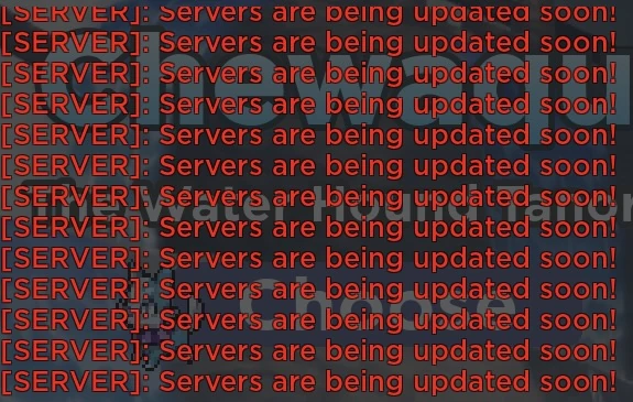 The servers might be updating soon | Fandom
