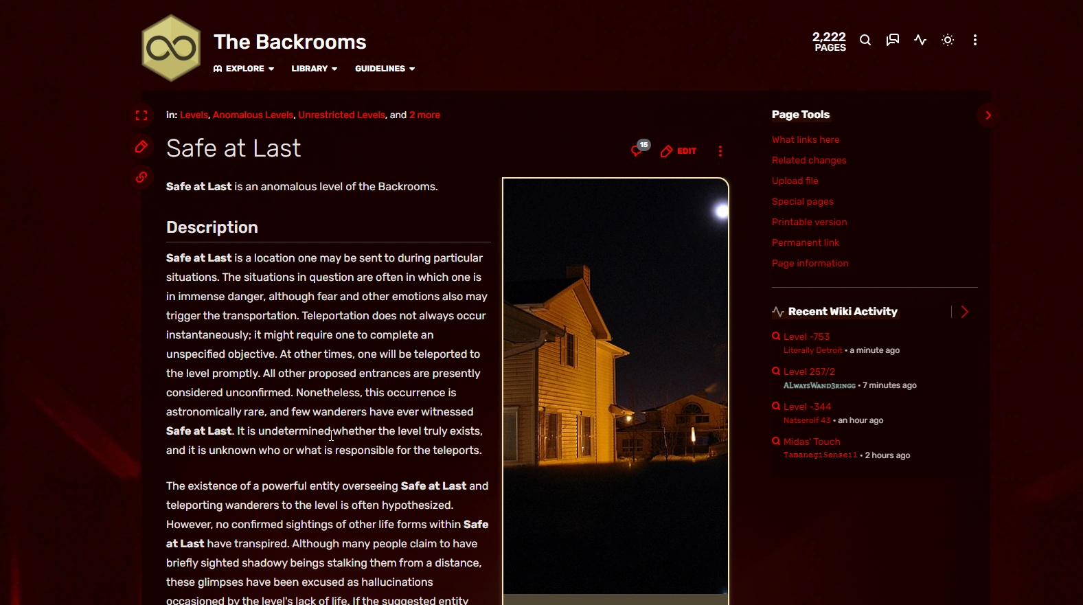 backrooms wiki but level ! | Fandom