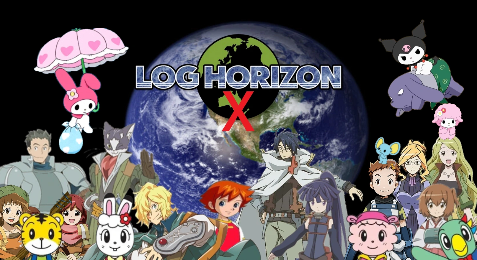 Log Horizon X [Shima Shima Tora No Shimajiro 1993 & Log Horizon ...