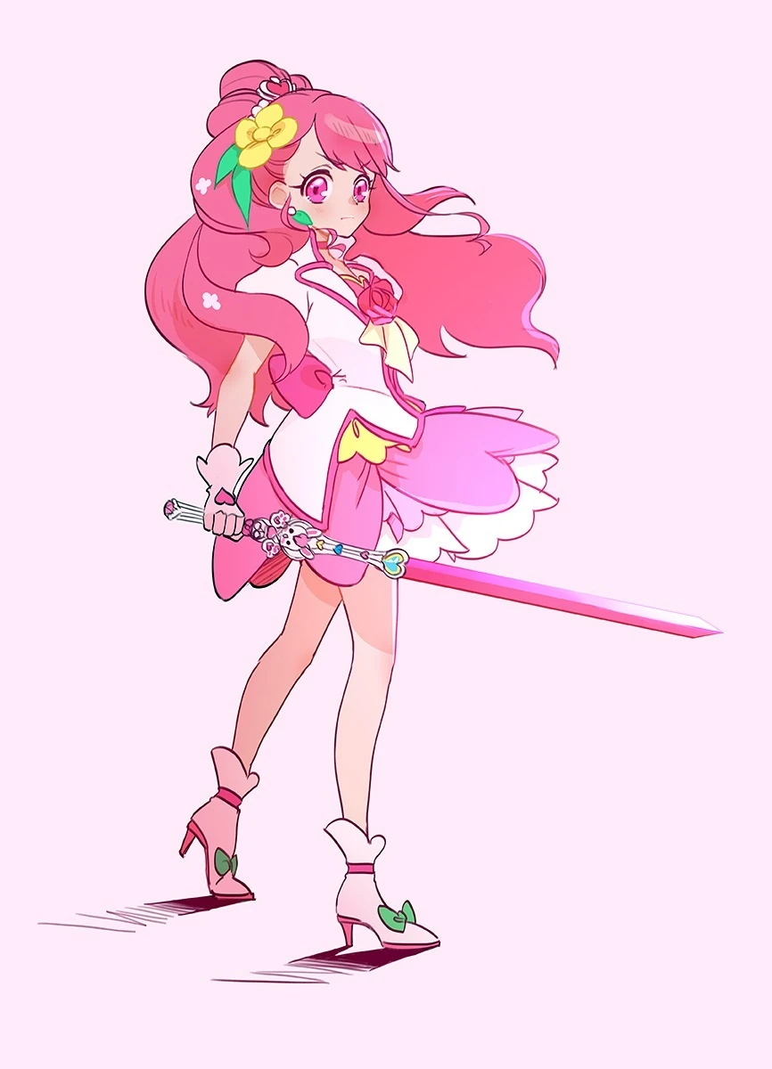 Cure Grace wielding her Healing Stick as a Sword | Fandom
