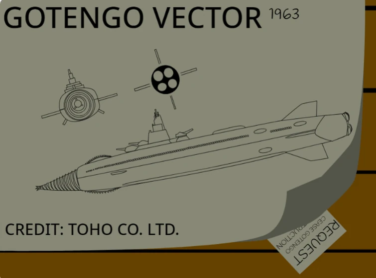 Atragon Gotengo Scratch Vector | Fandom