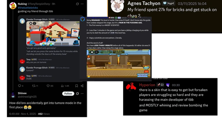 Forsaken community needs to be studied, I got out of tbb retirement ...