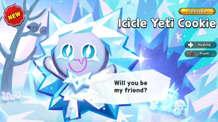 Thrilled to welcome Icicle Yeti Cookie to my Kingdom! | Fandom