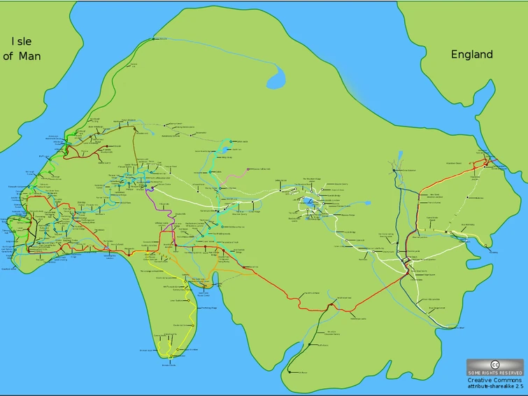 My New/Old Sodor map | Fandom