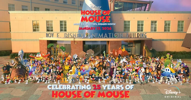 House of Mouse: More Characters, Bigger House Teaser Poster w/ Disney+ ...