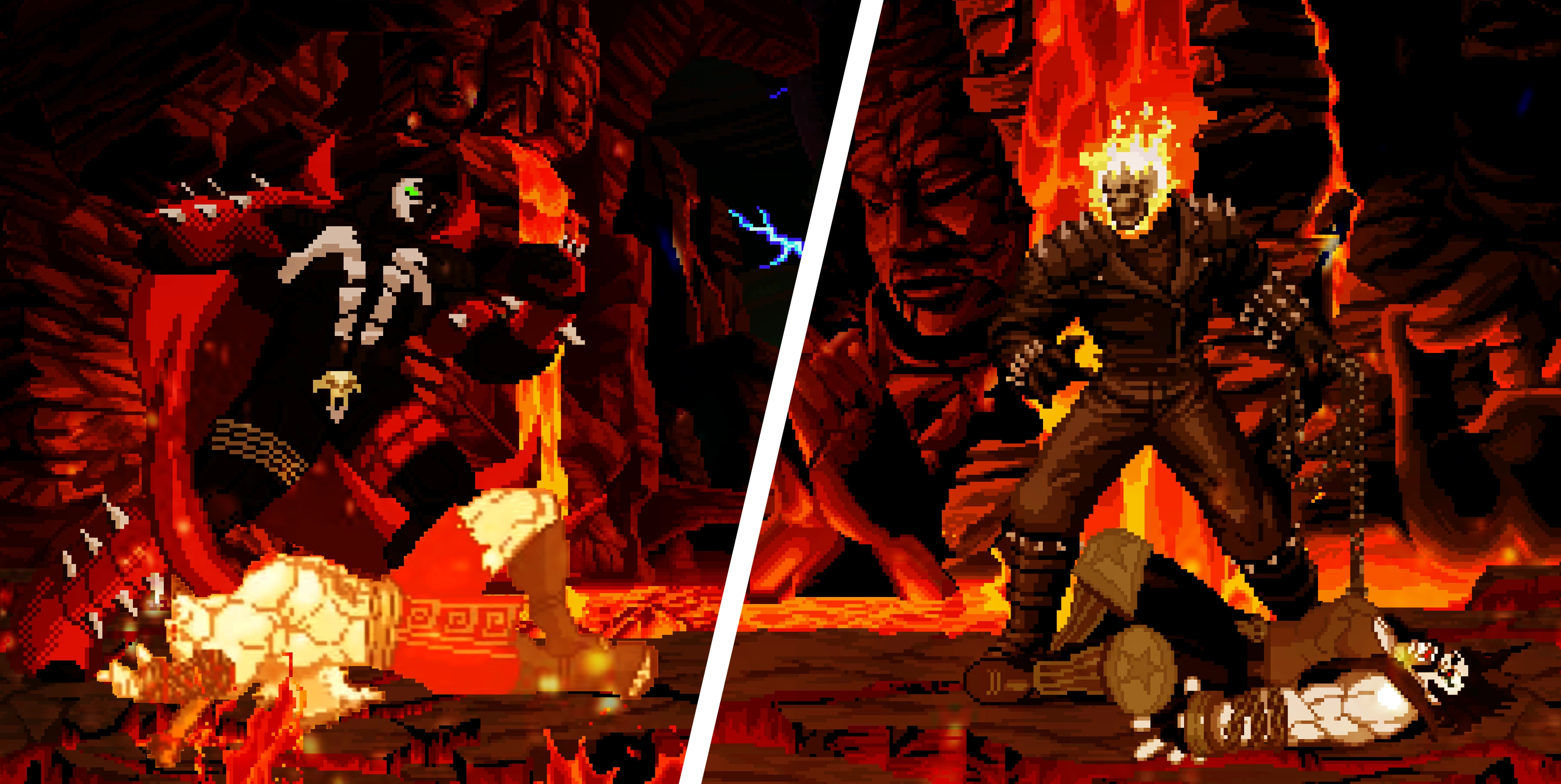 Ghost Rider vs Spawn Sprite Art | Fandom