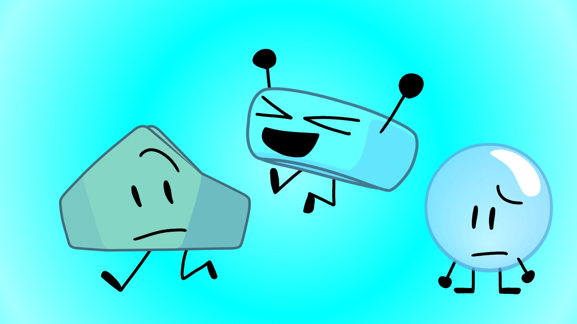 cyan team drawings + orange team drawings (BFBCMR3) | Fandom