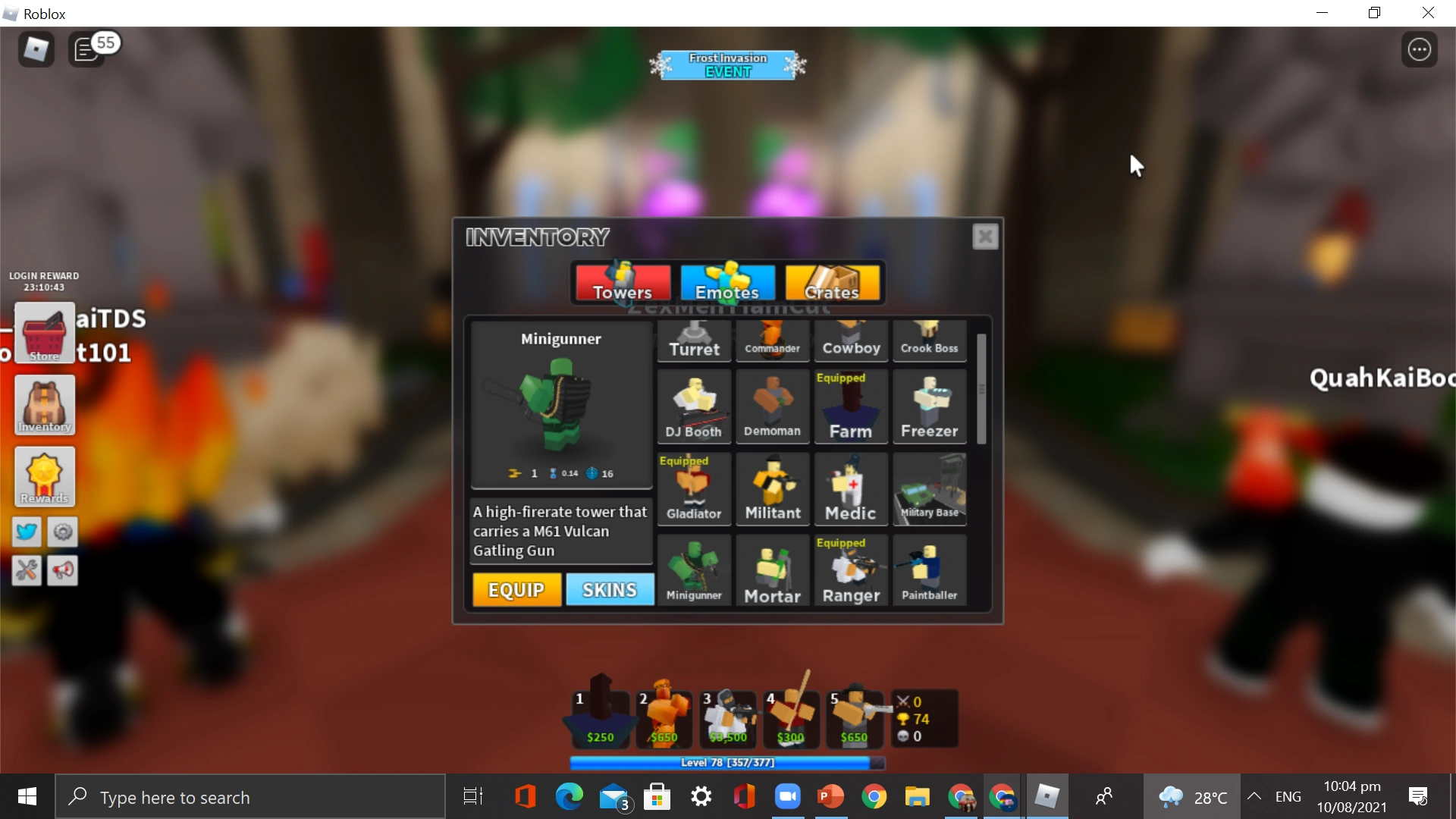 I Dare You To Choose My TDS Loadout. | Fandom