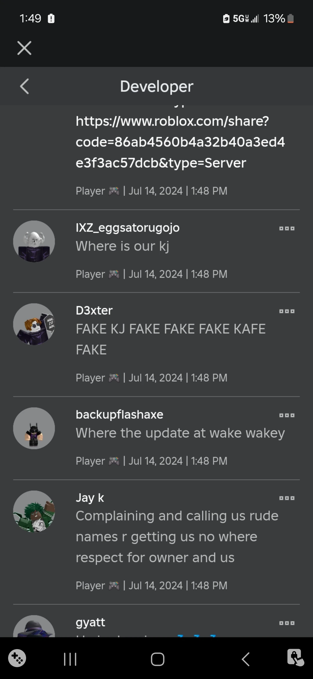 The TSBG Owner getting pushed. | Fandom