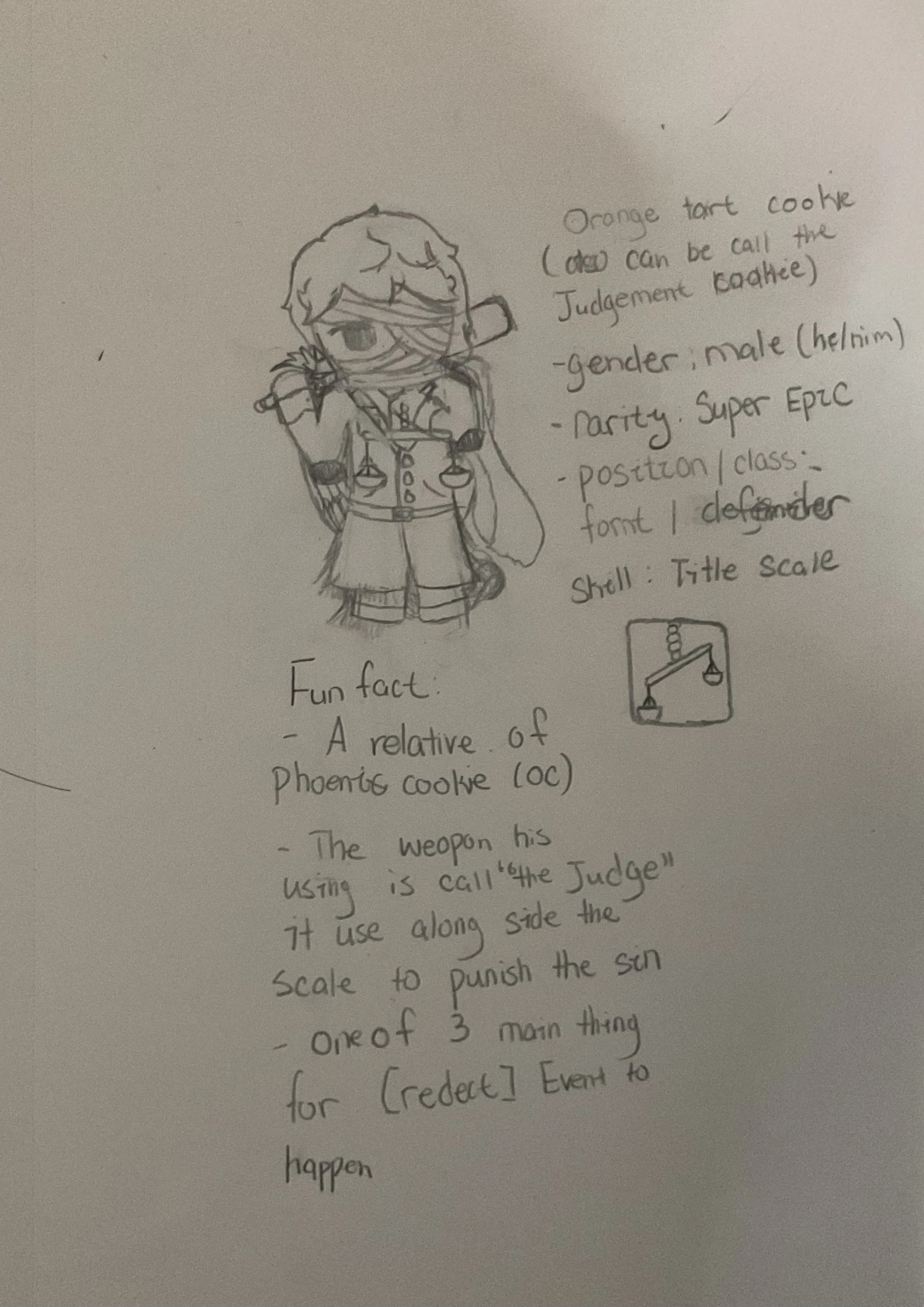 Aye more OC, so meet orange tart cookie (he is a bird btw) | Fandom