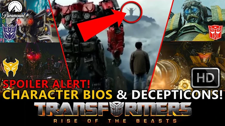 Transformers Rise Of The Beasts(2023) New Character Bios, Decepticons On Earth, Multiverse ...