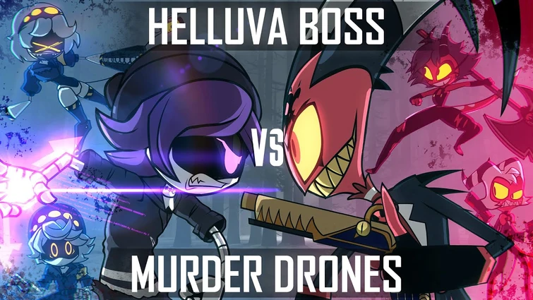 HELLUVA BOSS VS MURDER DRONES (Short Crossover Animation) | Fandom