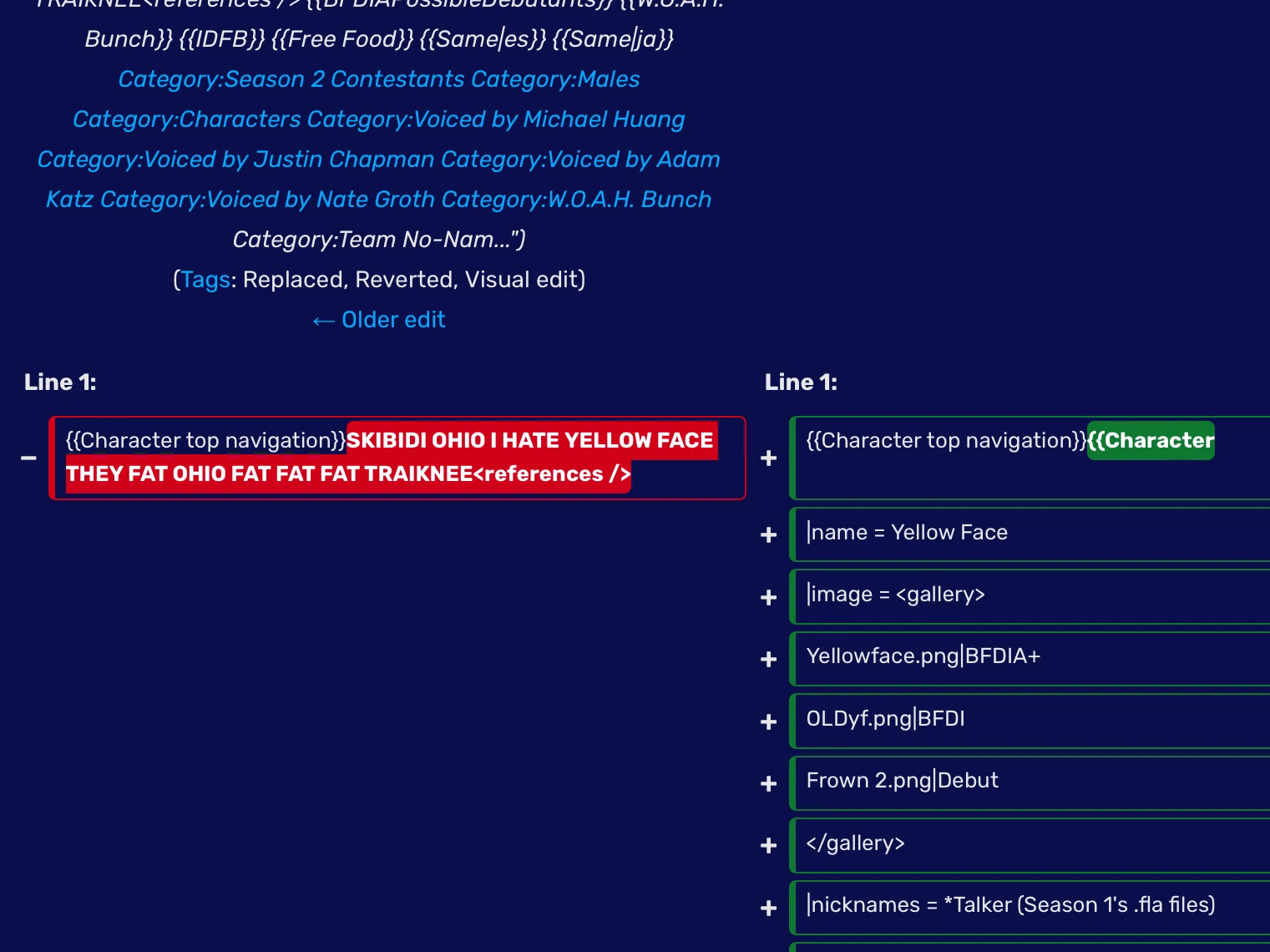 ok vandalizer get ready for punishment /j | Fandom