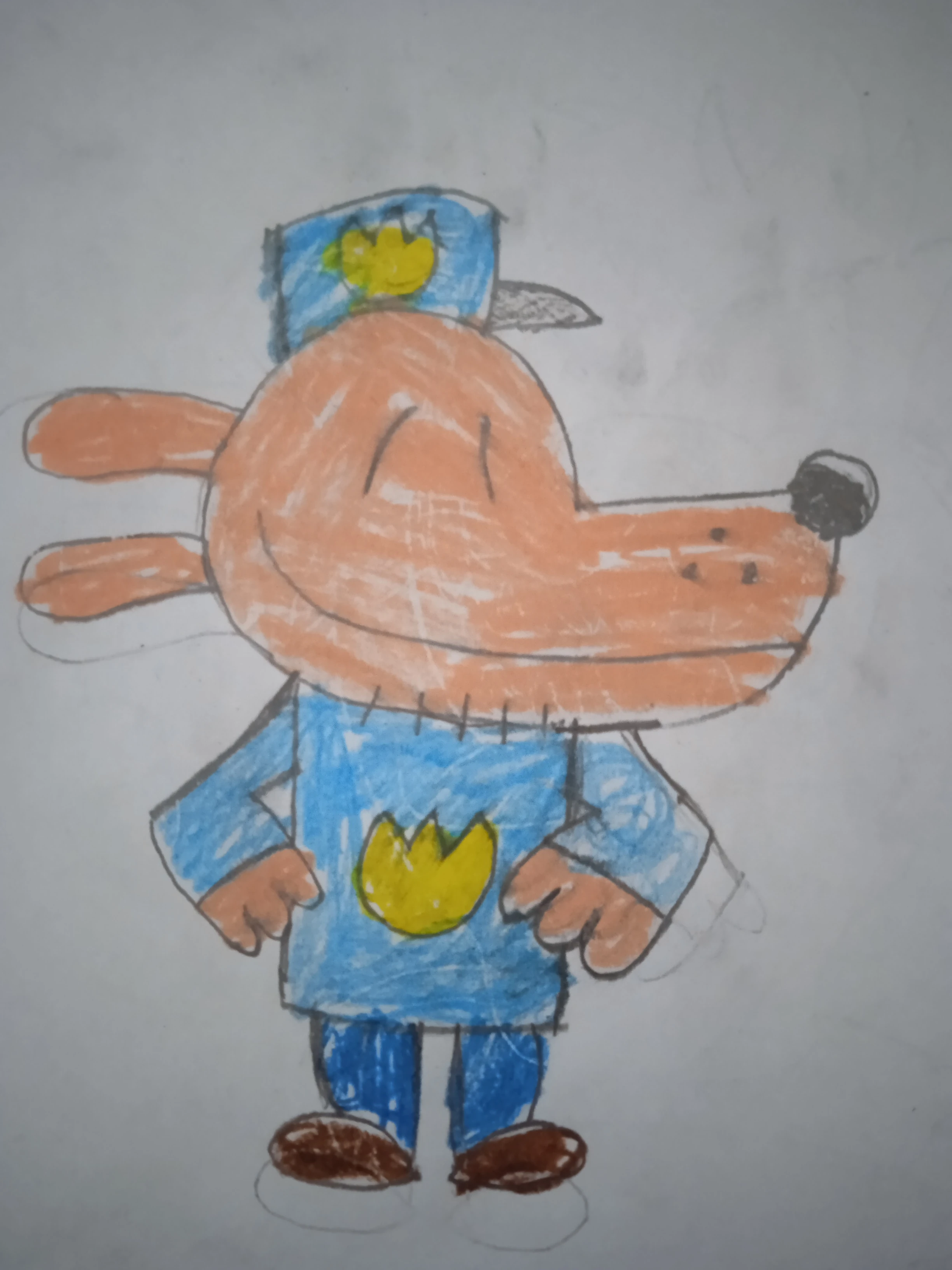 My drawing of Dog Man | Fandom