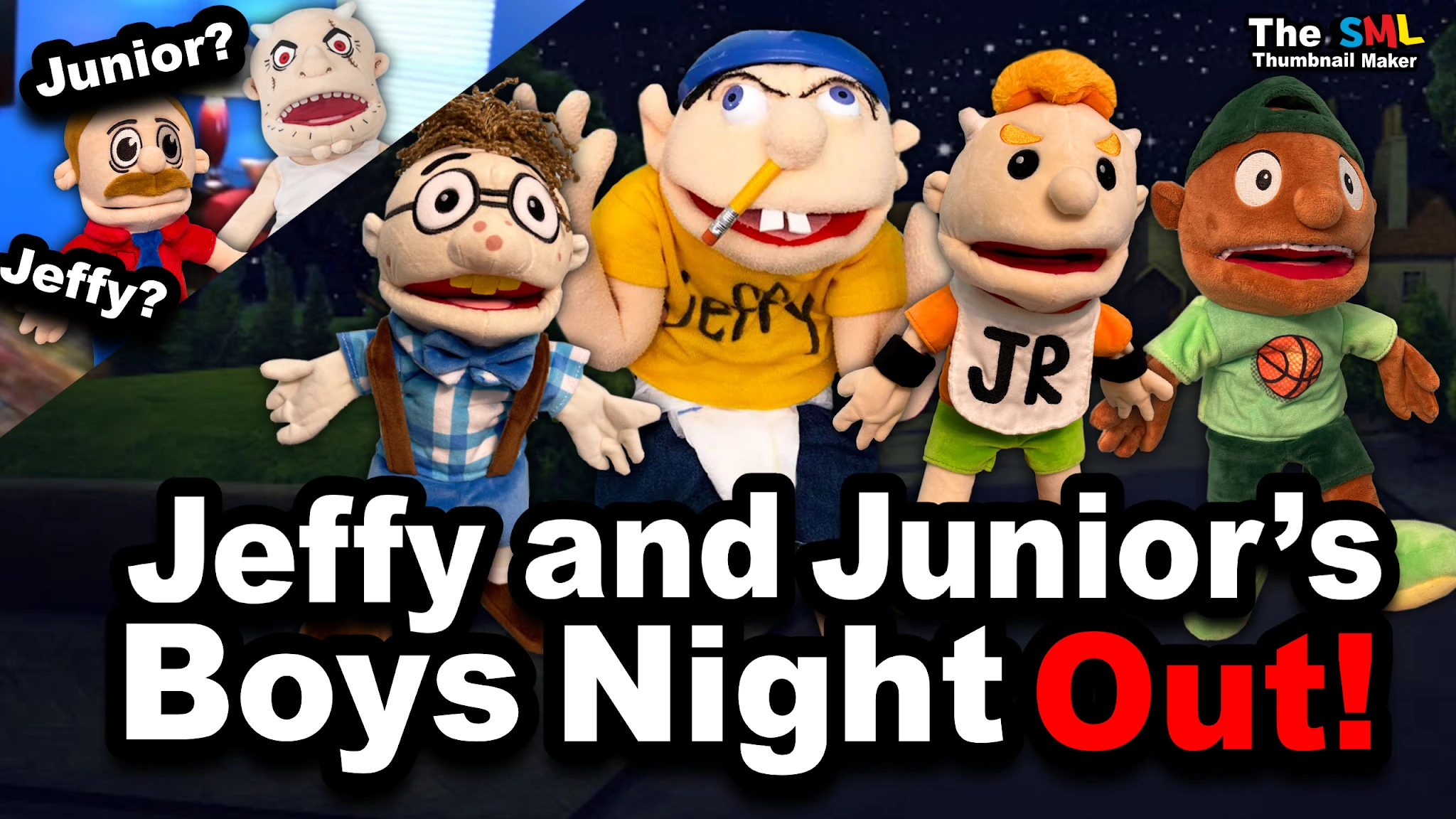 Jeffy and Junior's Boys Night Out! | Fandom