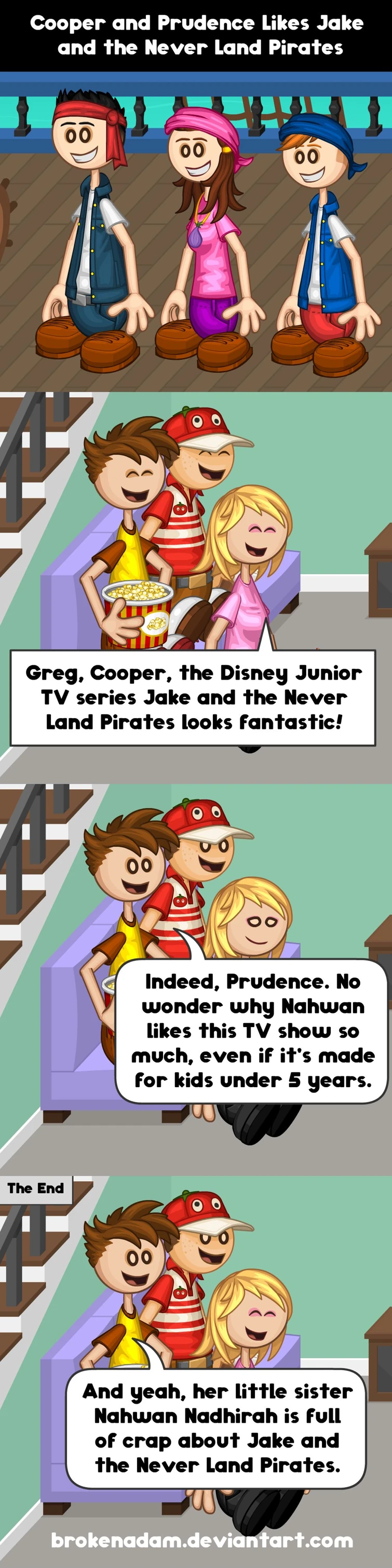 Cooper, Greg and Prudence Likes Jake and the Never Land Pirates | Fandom