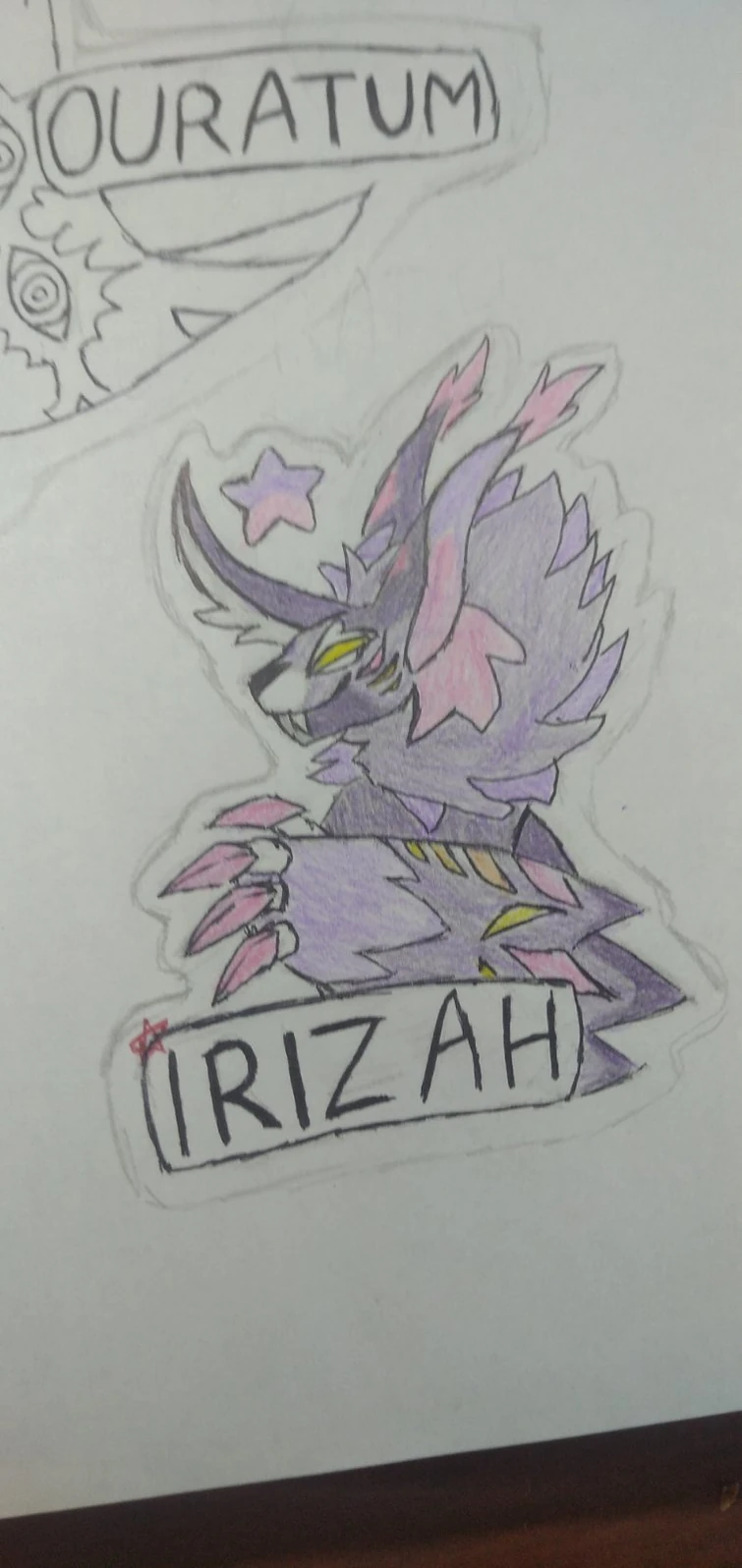 Irizah sticker WIP + result! | Fandom