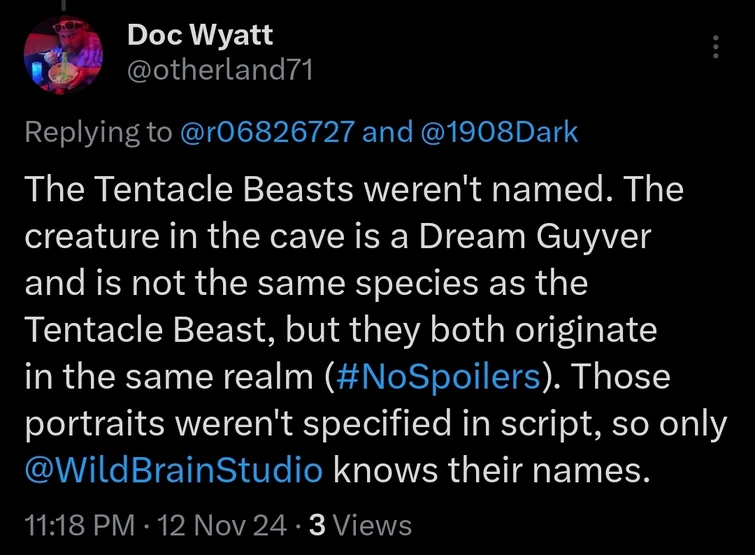 More Doc Wyatt Tweets | Fandom