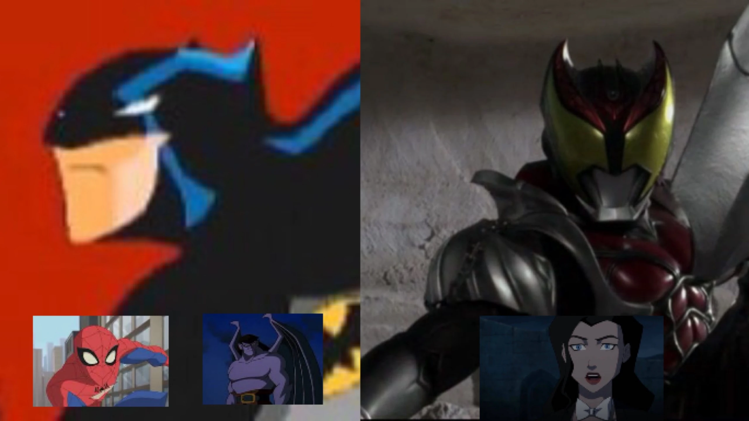 Batman/Spider-Man/Zatanna/Kamen Rider Kiva (Tyler) and Goliath ...