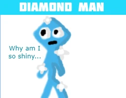 My attempt at drawing Diamond Man | Fandom