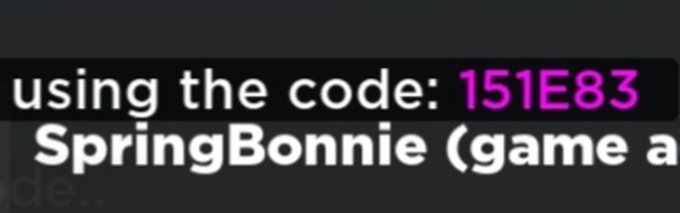 SCREW YOU (adds springbonnie to roblox as a playable avatar) | Fandom