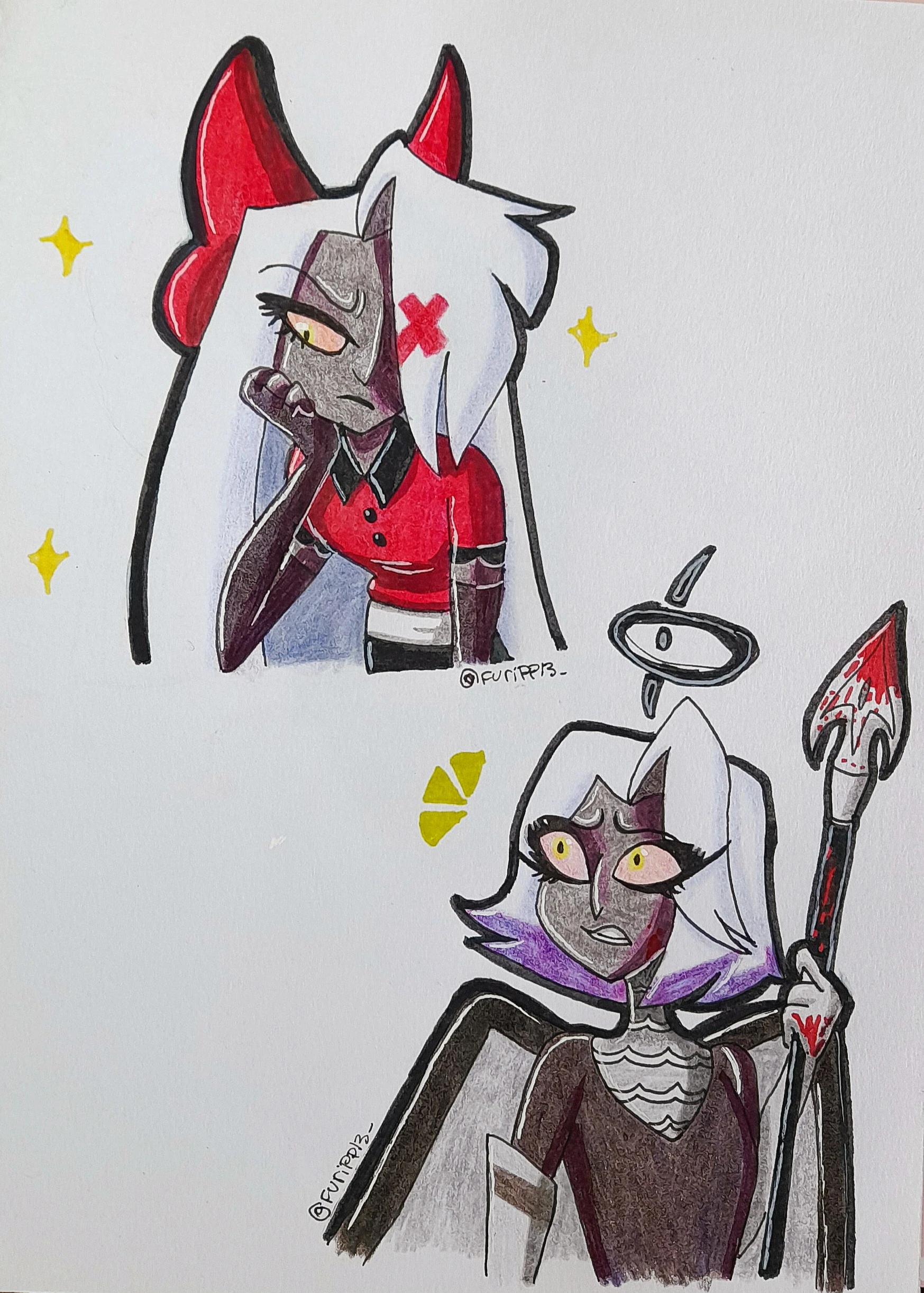 Vaggie fanart 👩🏽‍🦳🪽 | Fandom