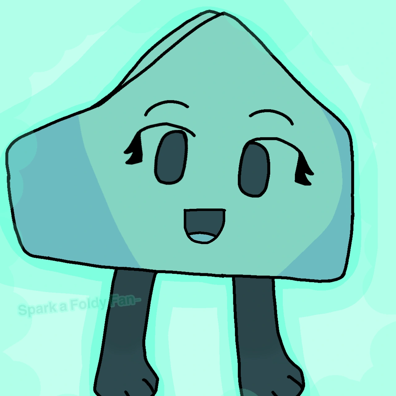 Art I made of Foldy and my objectsona | Fandom