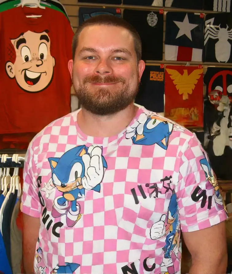 Ian Flynn wearing my sick shirt! | Fandom