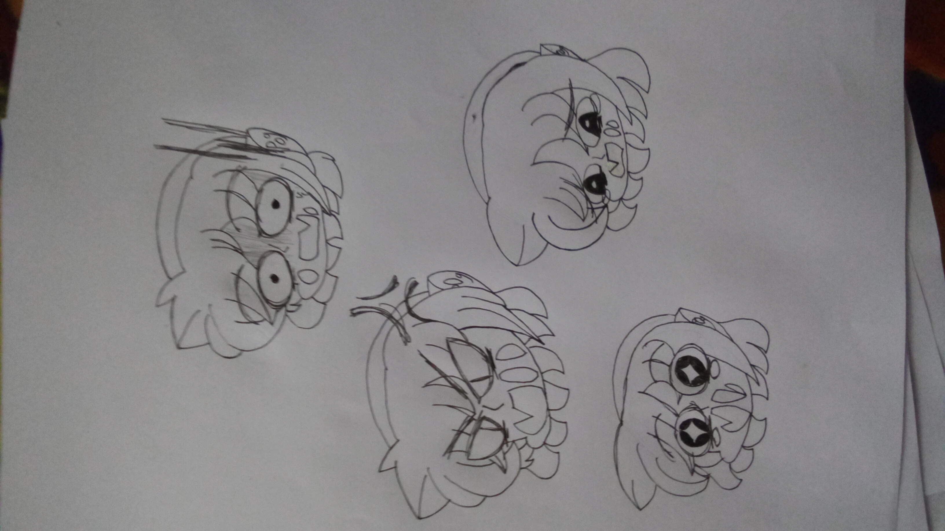 Some doodles of my irl persona's expressions | Fandom