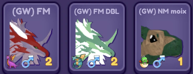 Trading 2 FM uhs, a NM moix, 11 legC pots, and 7 1/3 error dragons | Fandom