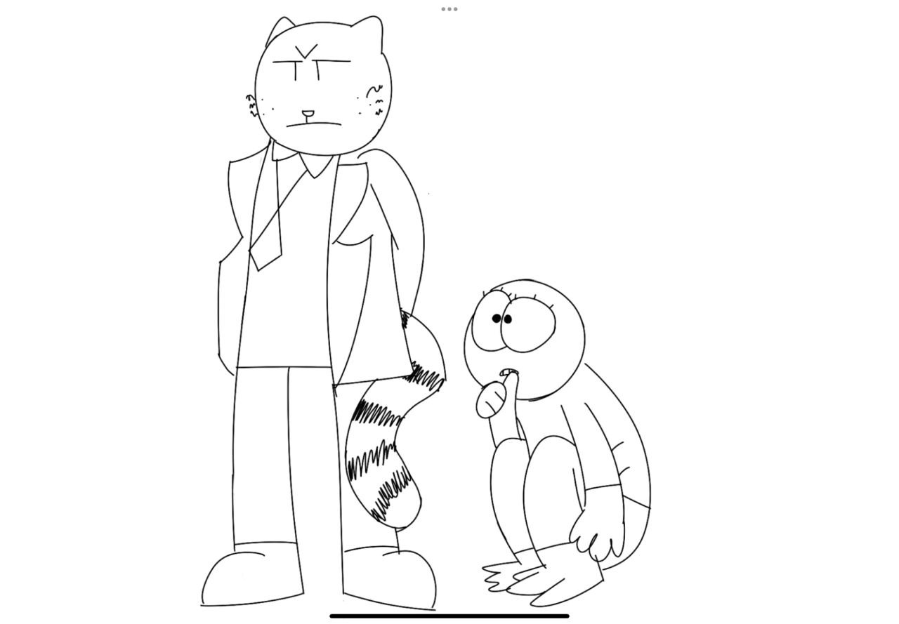 im working on a d3ath note x dog man au here are the characters if you ...