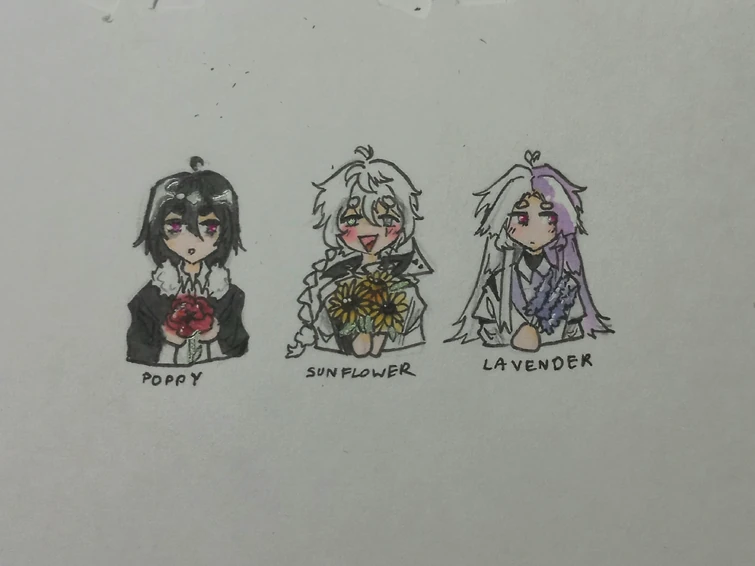 DoA trio flower headcanons | Fandom