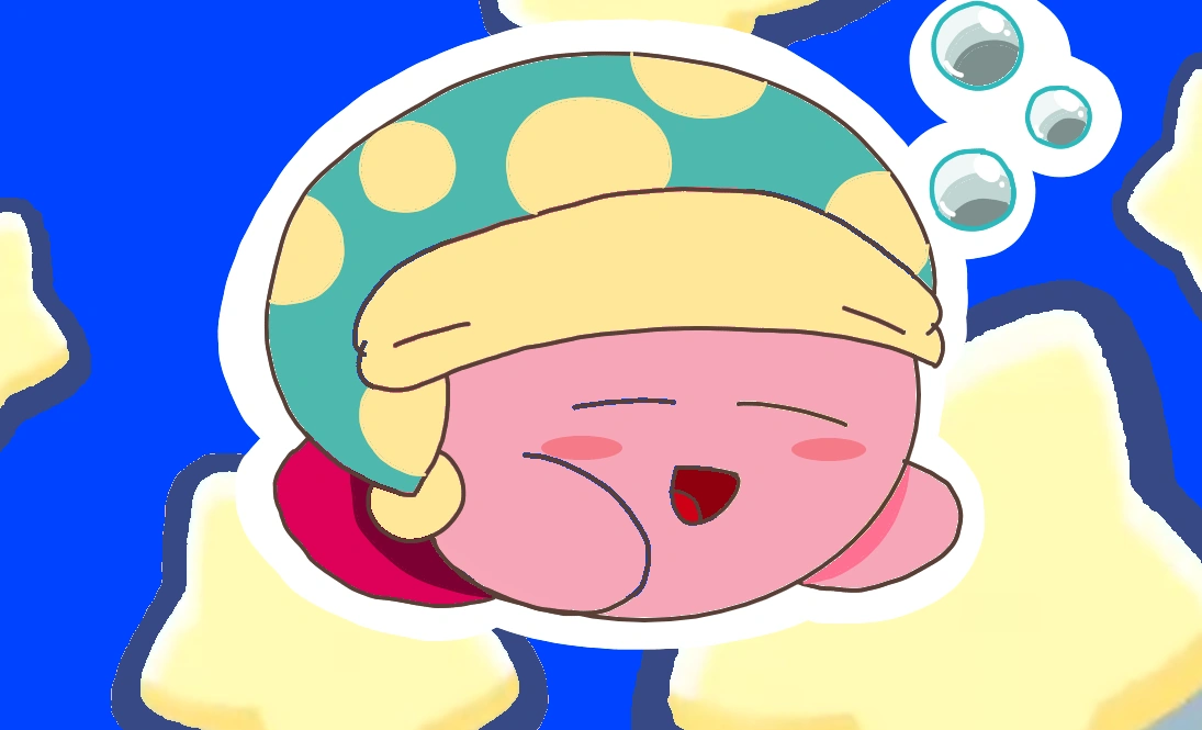 Kirby's Sleeping.. (Drawing) | Fandom