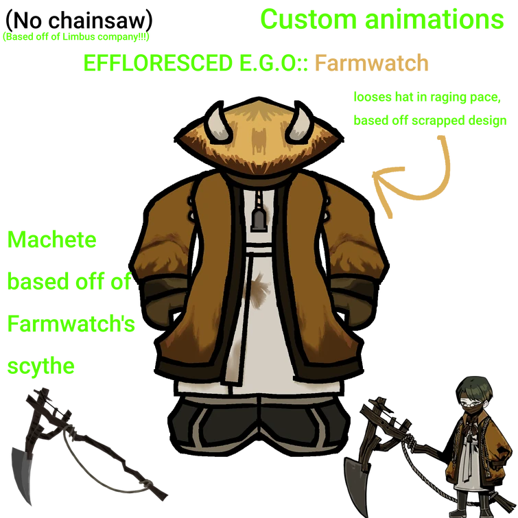 EFFLORESCED E.G.O:: FARMWATCH SLASHER SKIN!!! | Fandom