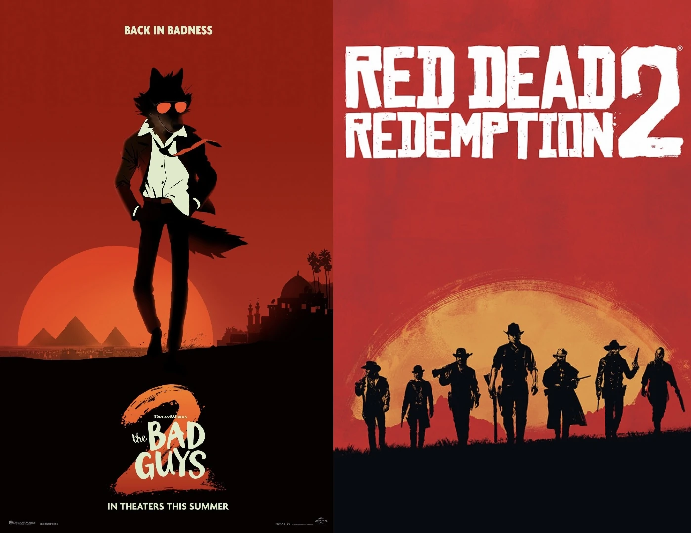 Is it me or is the New Bad Guys 2 Poster coping Red Dead 2?! | Fandom