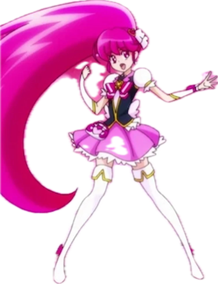Cure lovely’s 1st transformation pose in no background | Fandom
