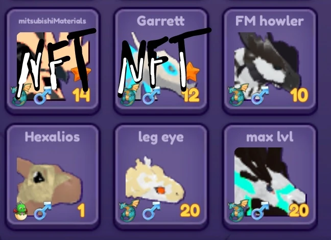 selling: FM howler, leg eye cora , nm HP hex , max lvl MD | Fandom