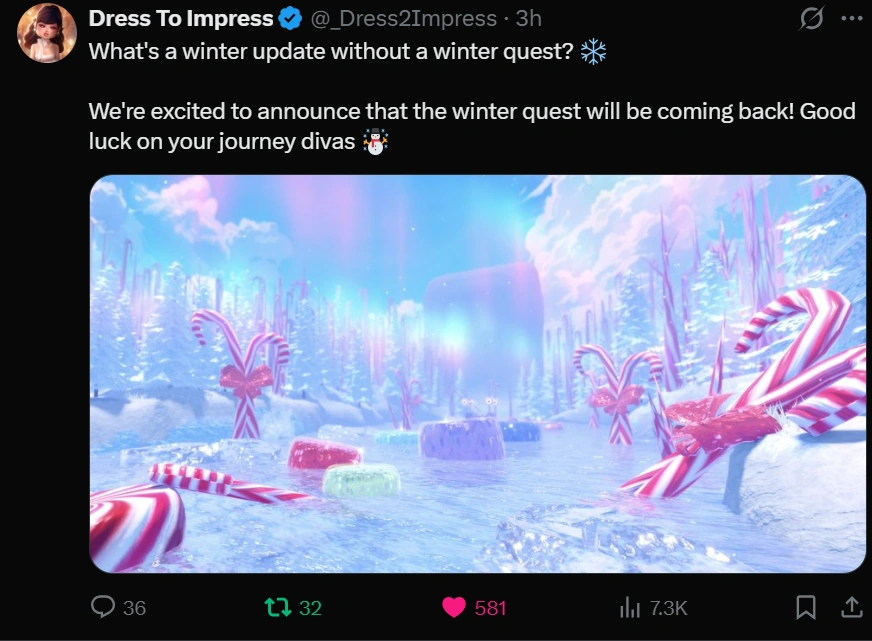 WINTER 2024 QUEST WILL BACK! | Fandom