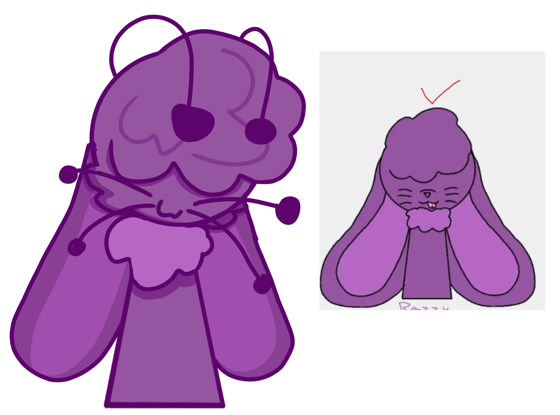 Little concept redesign of Razzy! | Fandom