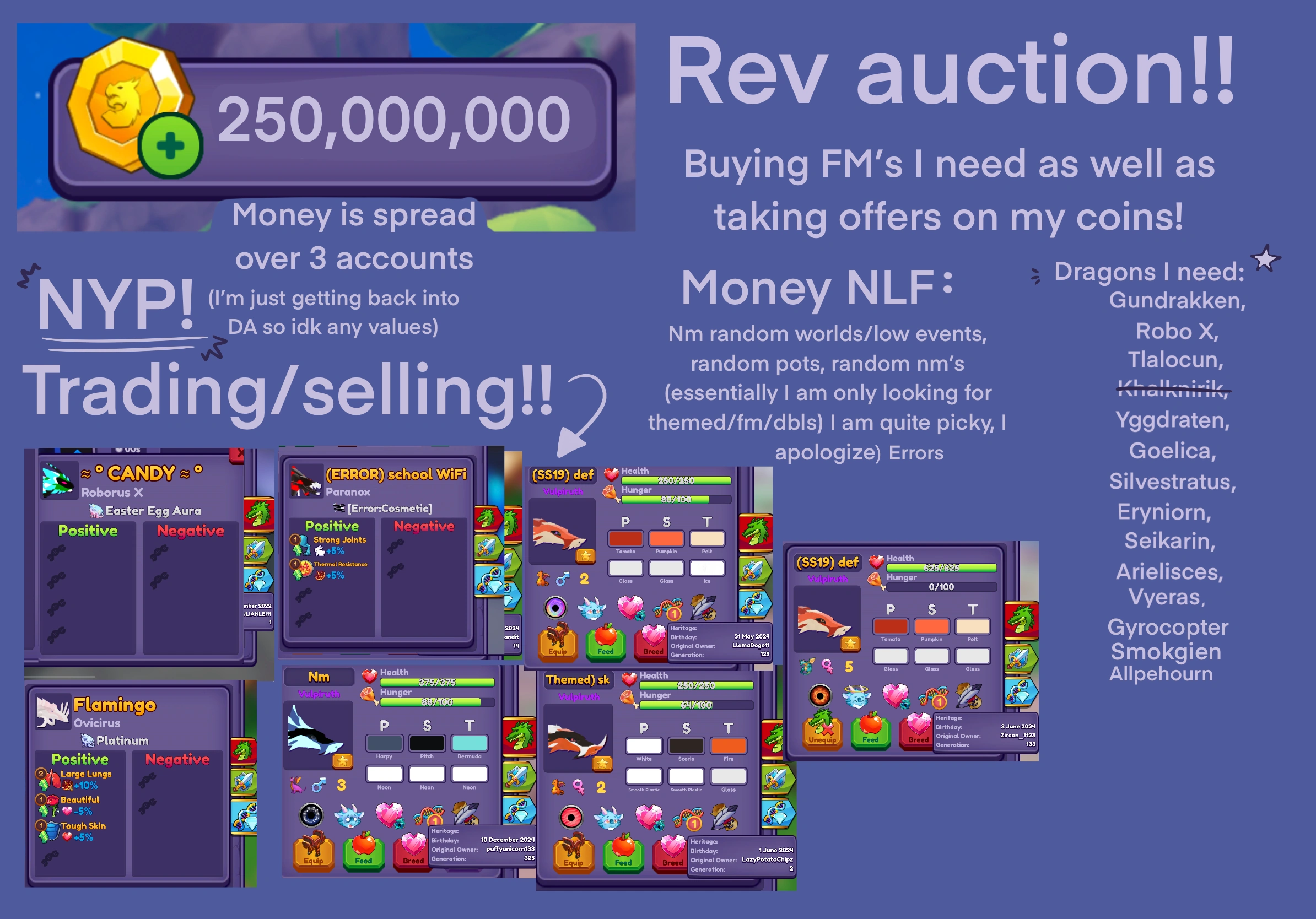 T/S stuff , LF FM’s , Rev auction | Fandom