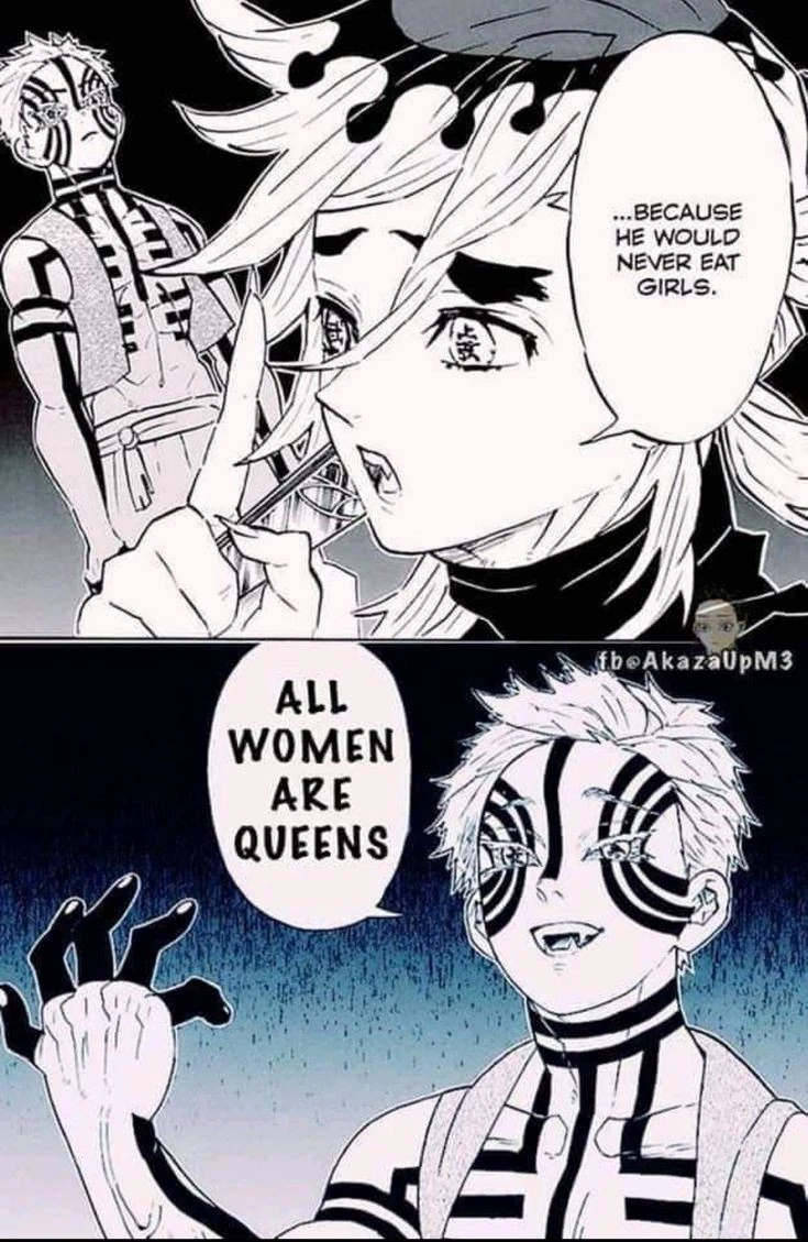 Reason why akaza is my favourite demon (img credits in image) | Fandom