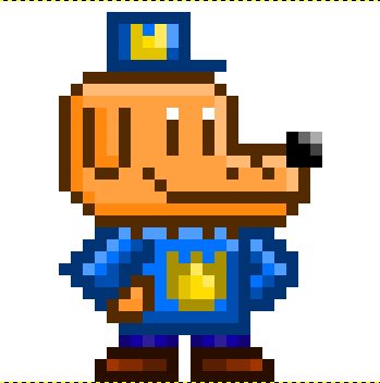 Pixel art Dog Man! | Fandom