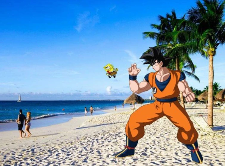 goku vs spongebob | Fandom