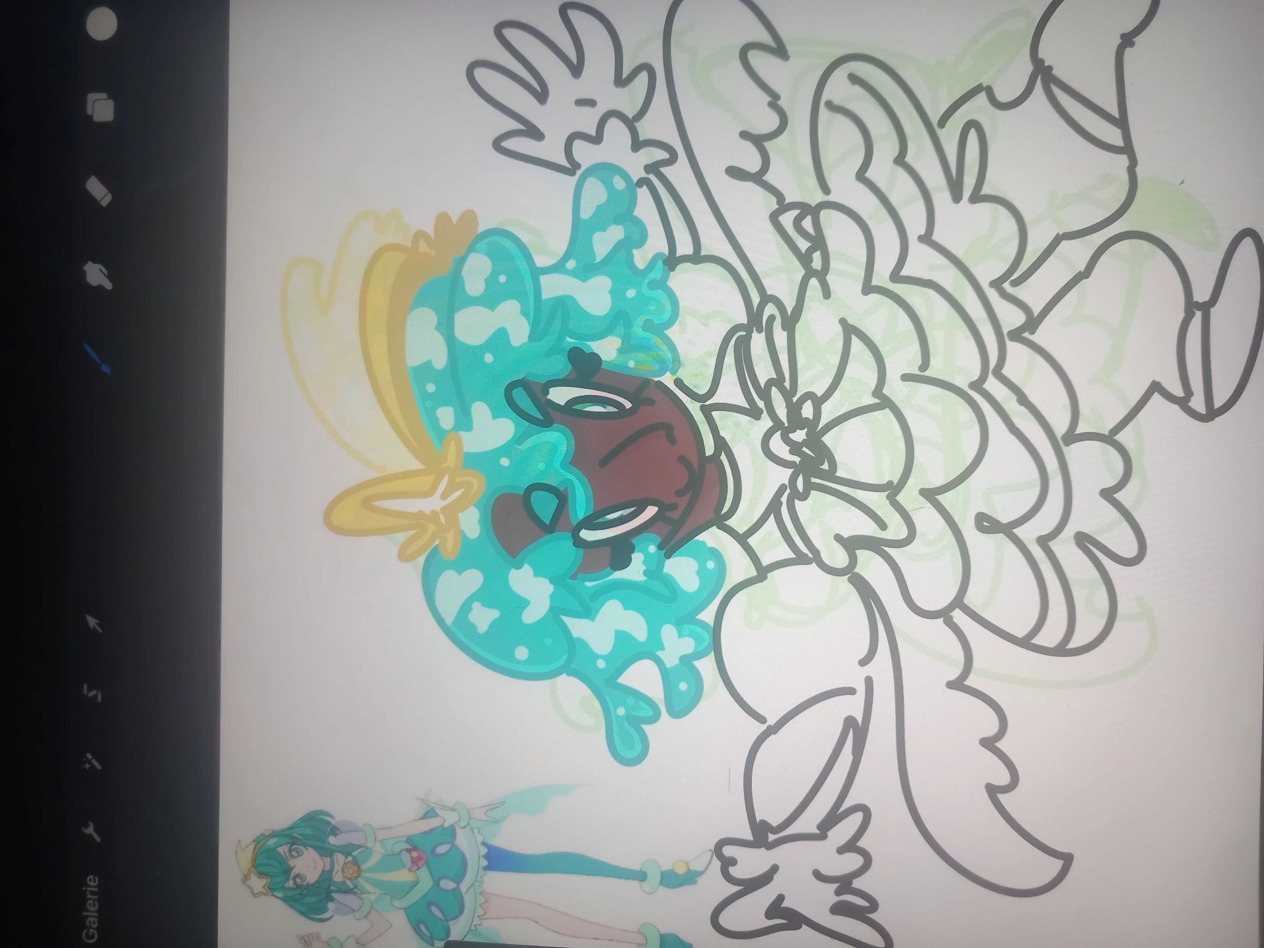 W.i.p art ( cure milky lala ) | Fandom