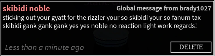 Some Global Message About The Rizzler | Fandom